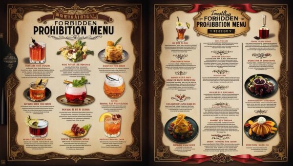 Prohibition Menus: A Delicious Journey Across Locations