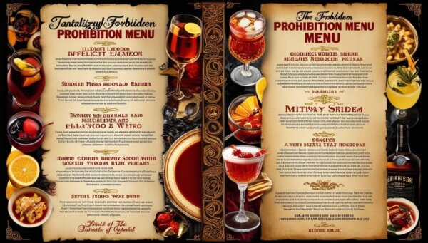Prohibition Menus: A Delicious Journey Across Locations